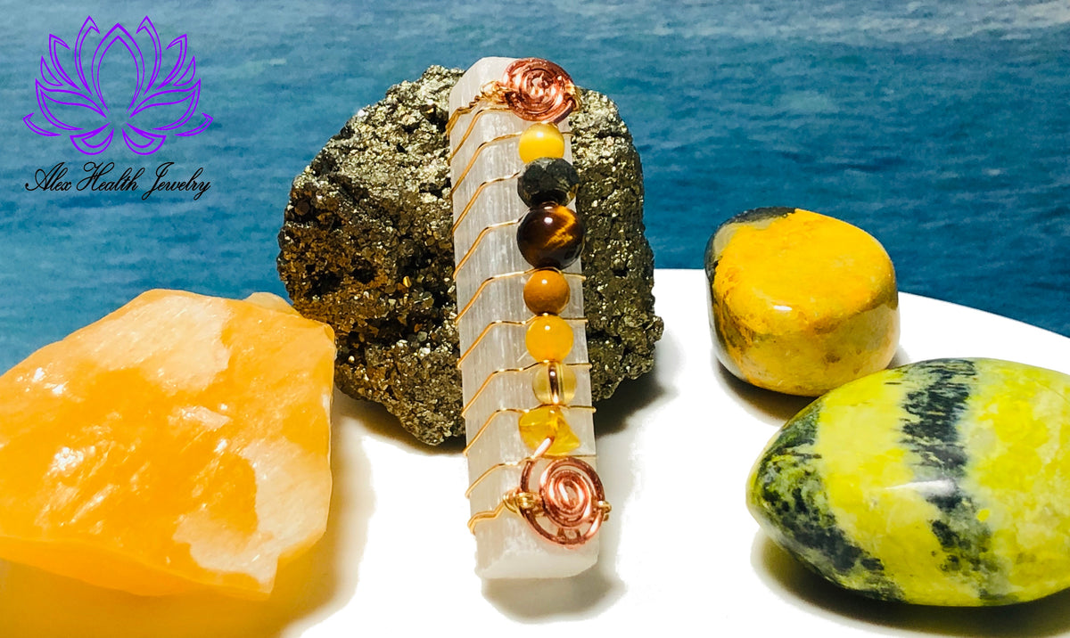 3rd Chakra - Solar Plexus Chakra - Manipura – Selenite Stick - My Holi ...